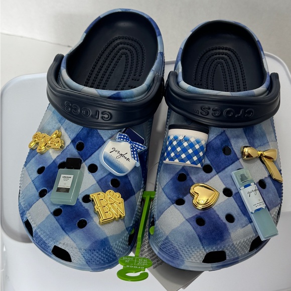 CROCS | Shoes | Crocs Gingham Bath Body Works Clogs W8 Or M6 With 8 ...